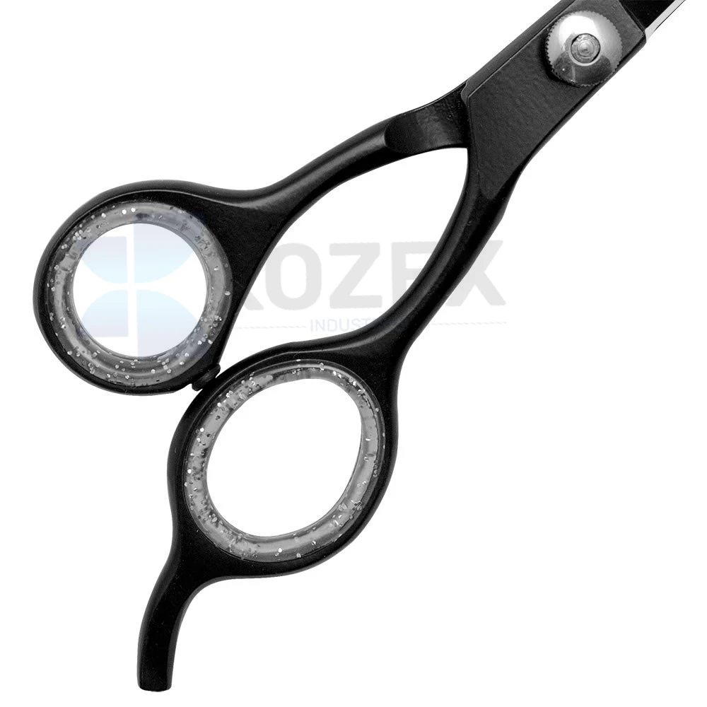 Black Color Coated Barber Hair Cutting Scissors Salon Scissors German ...