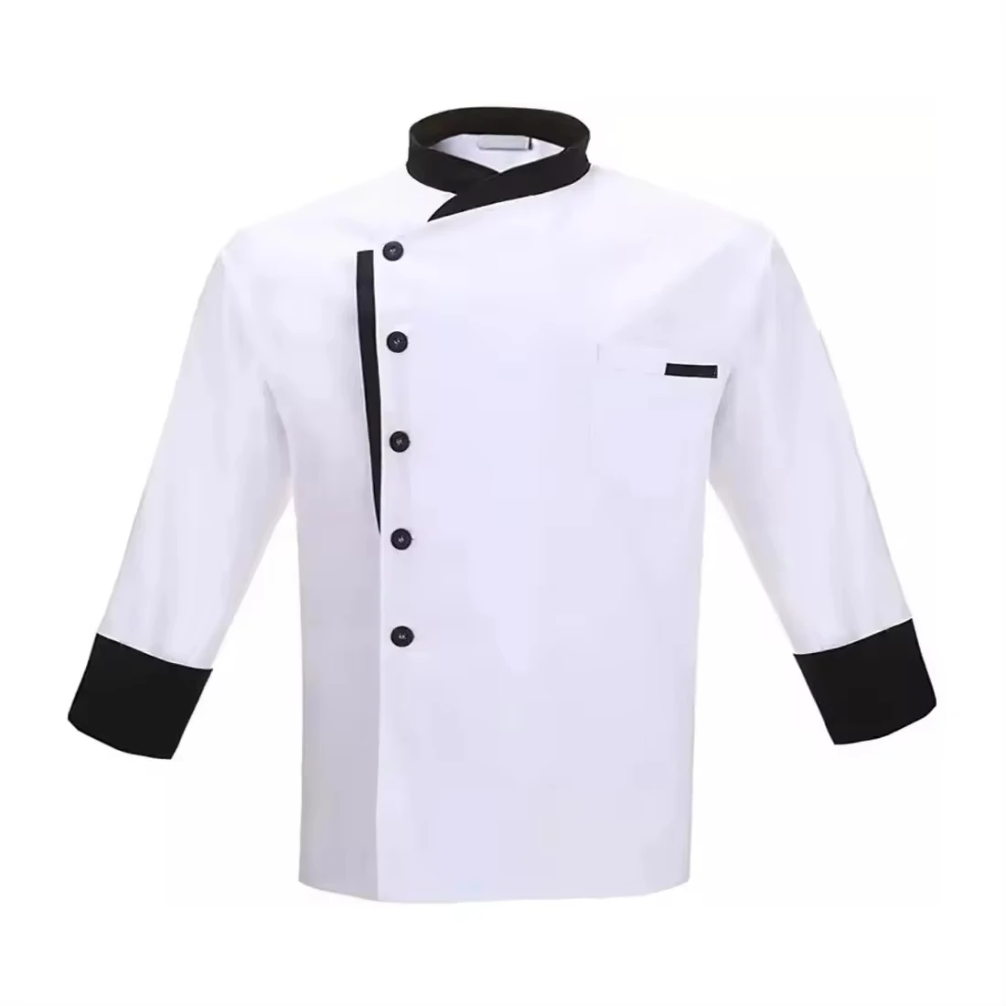 Chef Coat Uniforms Hotel Kitchen Chef Jacket Uniforms White Color Poly ...
