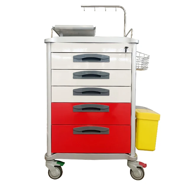 Hospital Difficult Airway Trolley Medical Cart With Wheels - Buy ...