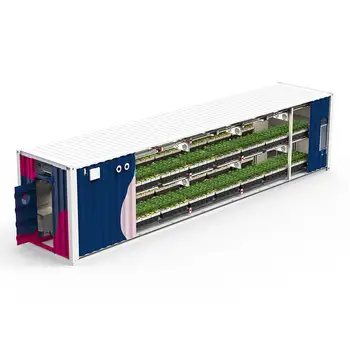 Vertical Farming Shipping Container Grow Style Aeroponic & Hydroponic ...
