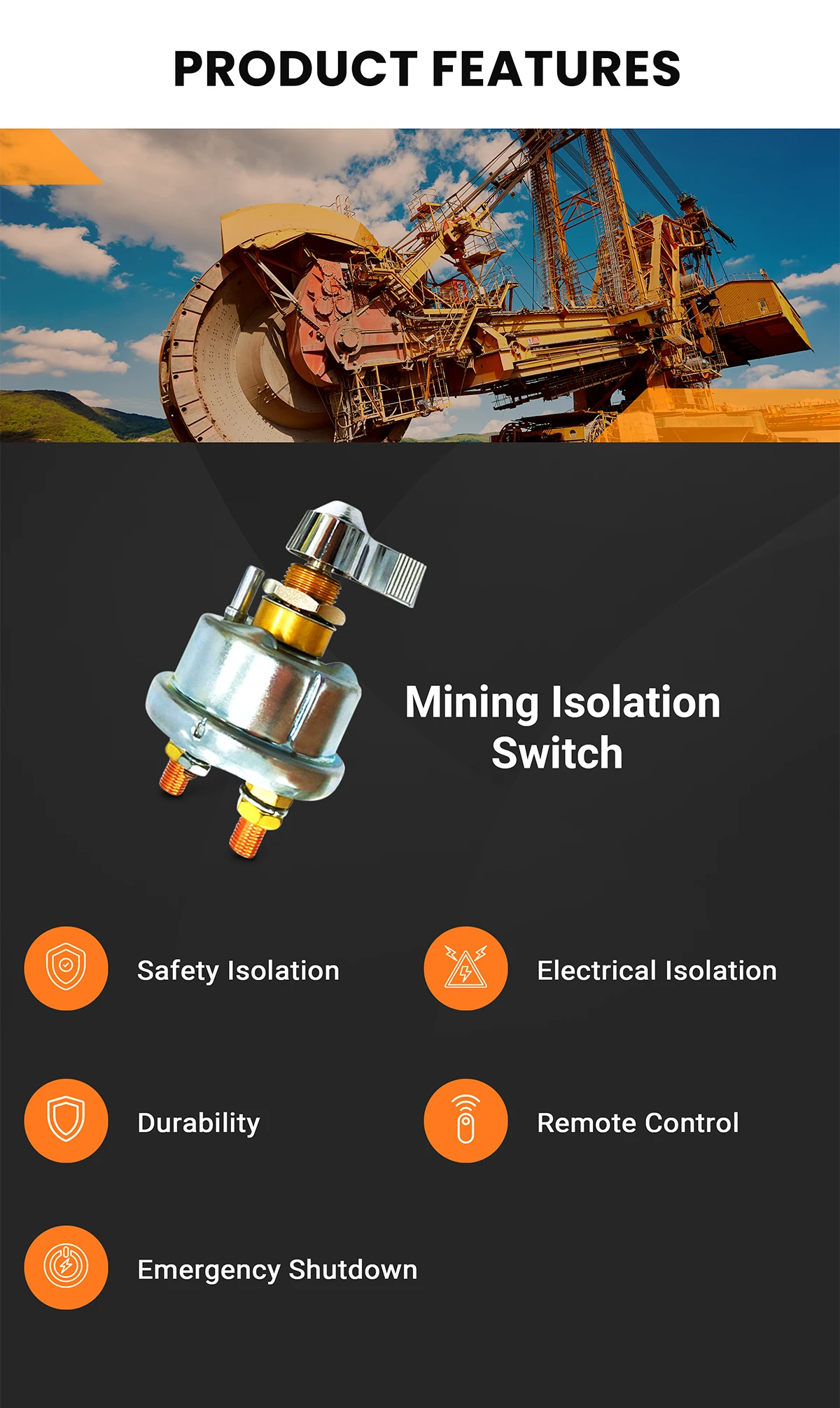 Zinc Mining Battery Isolator Switch - Buy Zinc Mining Battery Isolator ...