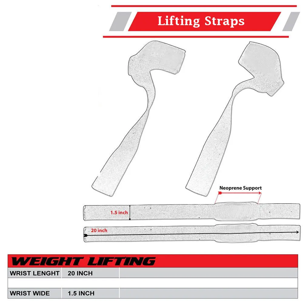 Weightlifting Powerlifting Strength Training Weight Lifting Straps ...