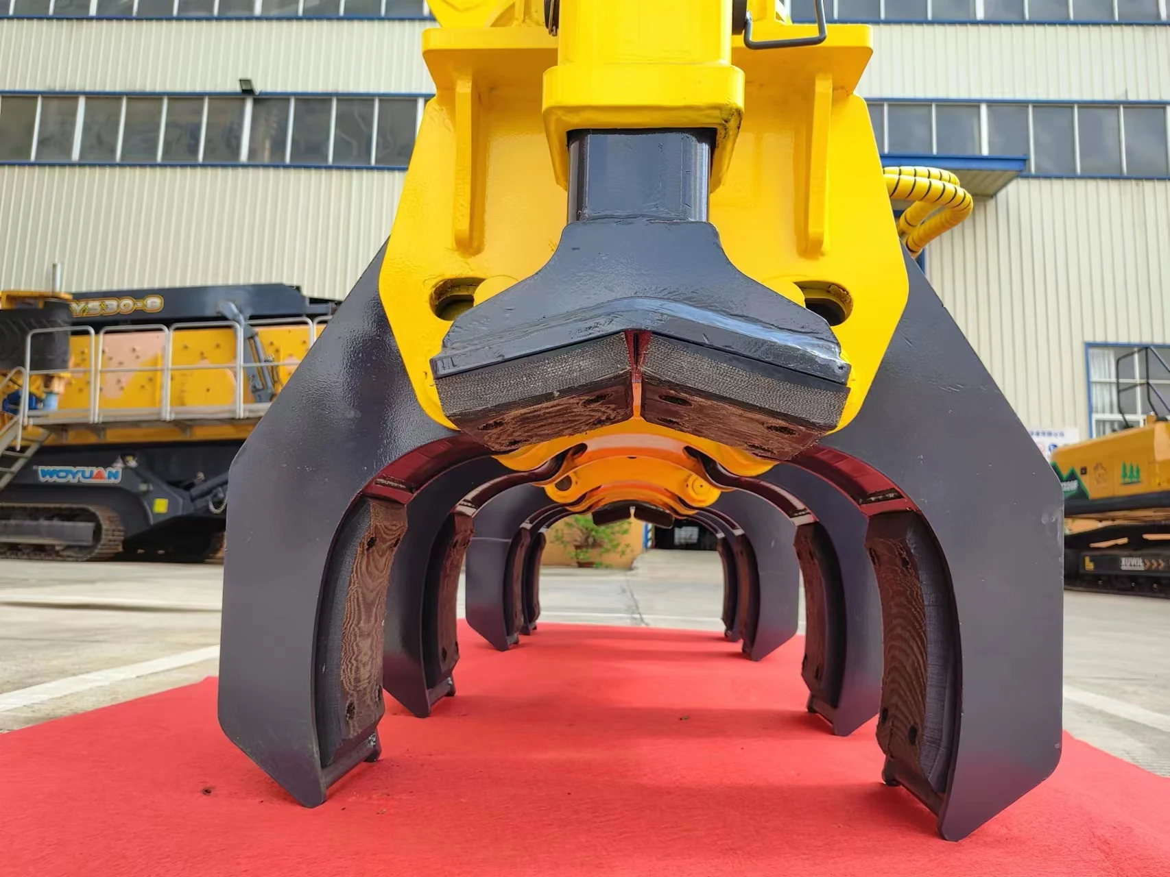 Construction & Building Machinery Heavy Duty Pole Setter Grapple for ...