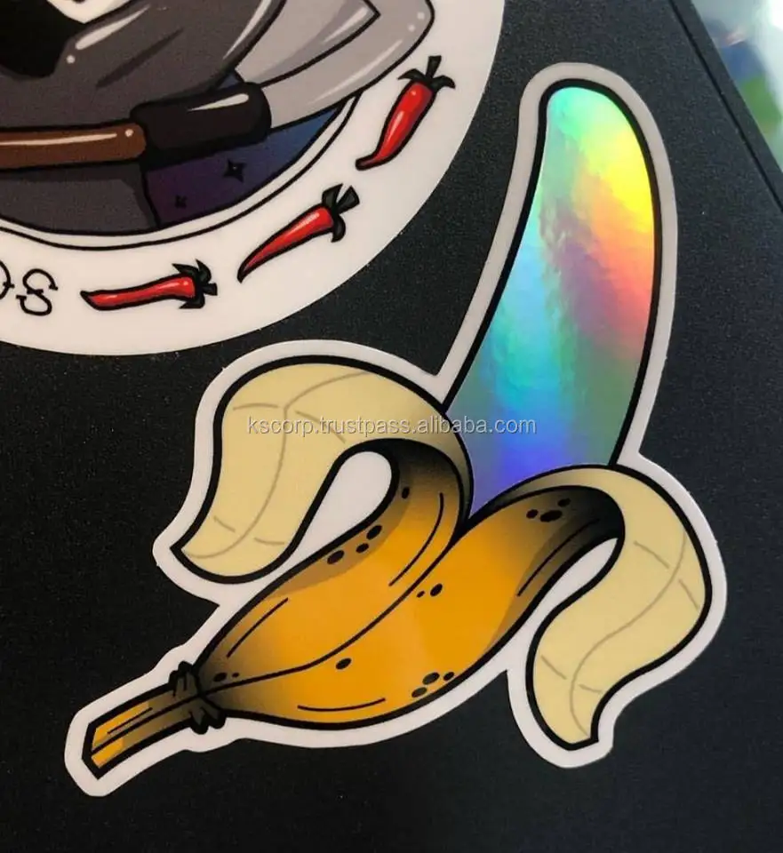 Custom Pvc Cheap Holographic Vinyl Stickers Printing Custom Die Cut ...