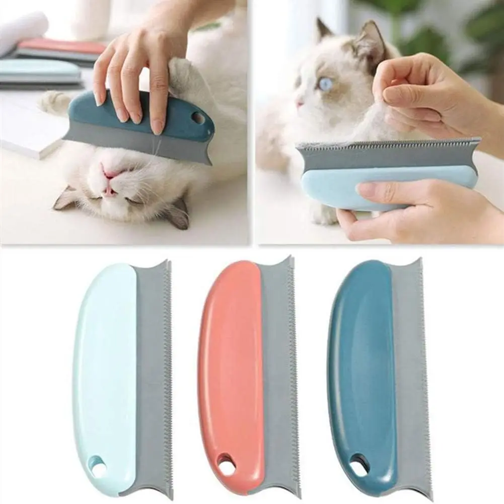 Ergonomic Cat Pet Hair Remover Dematting Brush Comb Brushes Wide And ...