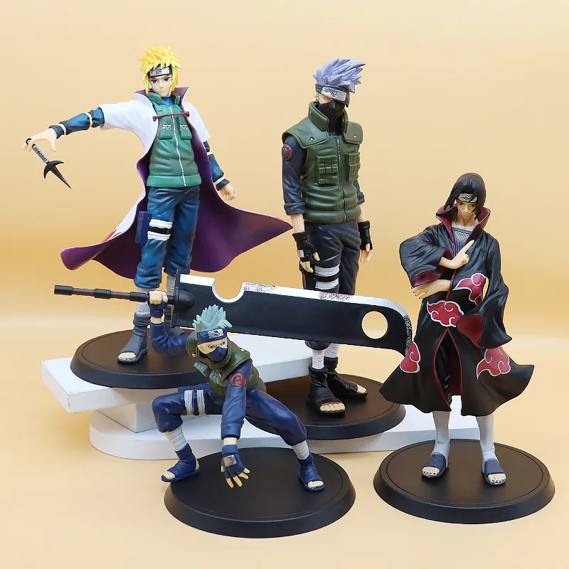 Shippuden Anime Action Figures Hatake Kakashi Uchiha Sasuke Uzumaki ...