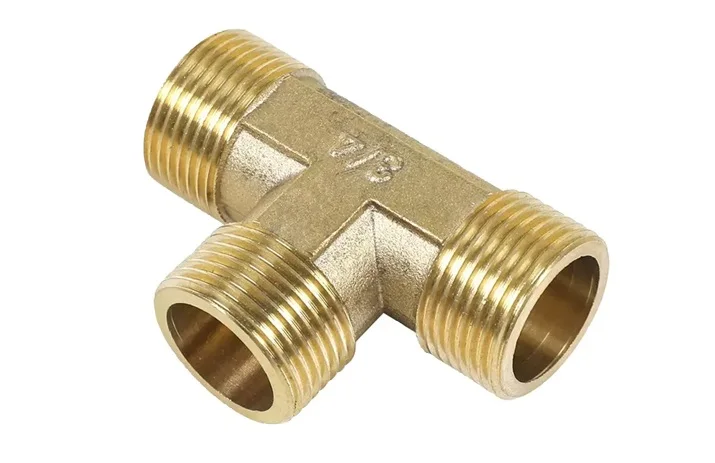3 Way Brass Copper Plumbing Pipe Fittings - Durable & Versatile