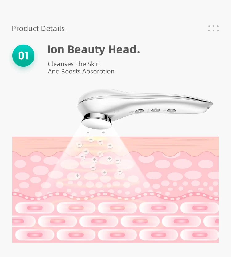 Multifunctional Beauty Instrument With Microcurrent Ion Phototherapy to ...