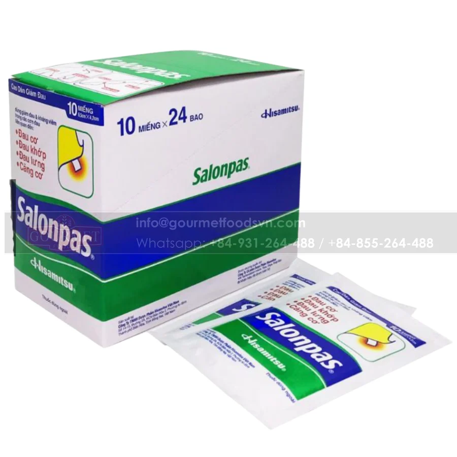 Salonpas Pain Relief Patch 10 Patch Apply To The Skin,Use For Massage ...