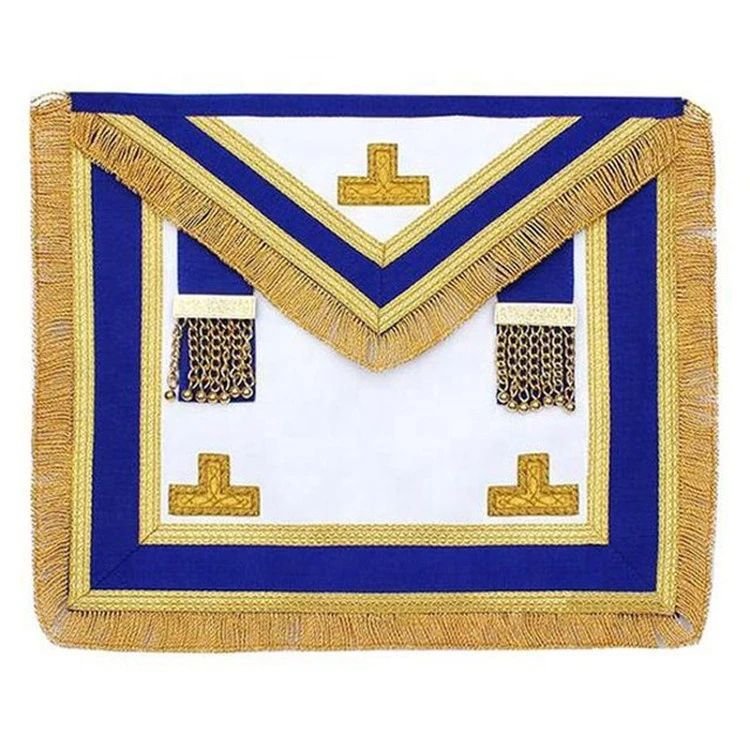 Masonic Master Masons Apron & Silver Working Tools Masonic Chain Collar ...