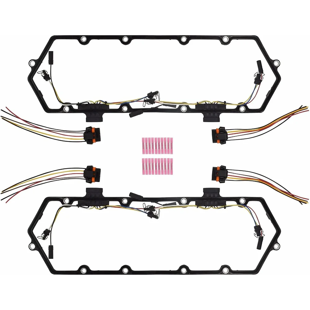 7.3l Diesel Powerstroke Valve Cover Gasket With Injector Glow Plug ...