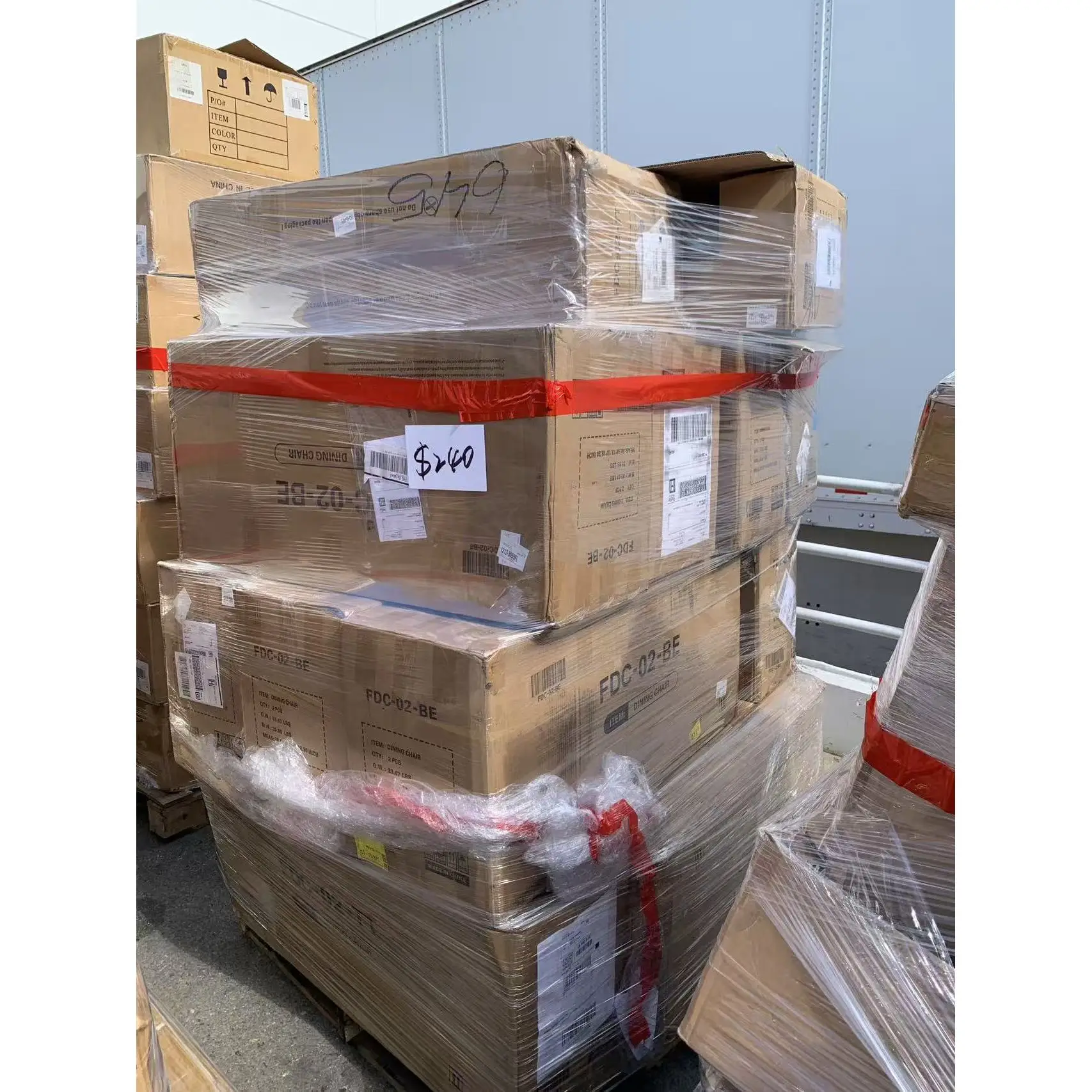 Mixed Pallet Single Faced Euro EPAL Plastic Wood Pallets Industrial ...