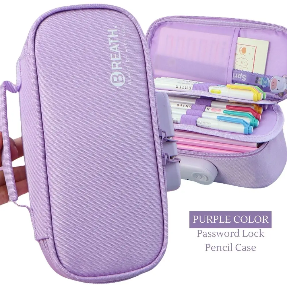 Rich Color Large Beautiful Design Pencil Case Canvas Material Tsa Lock ...