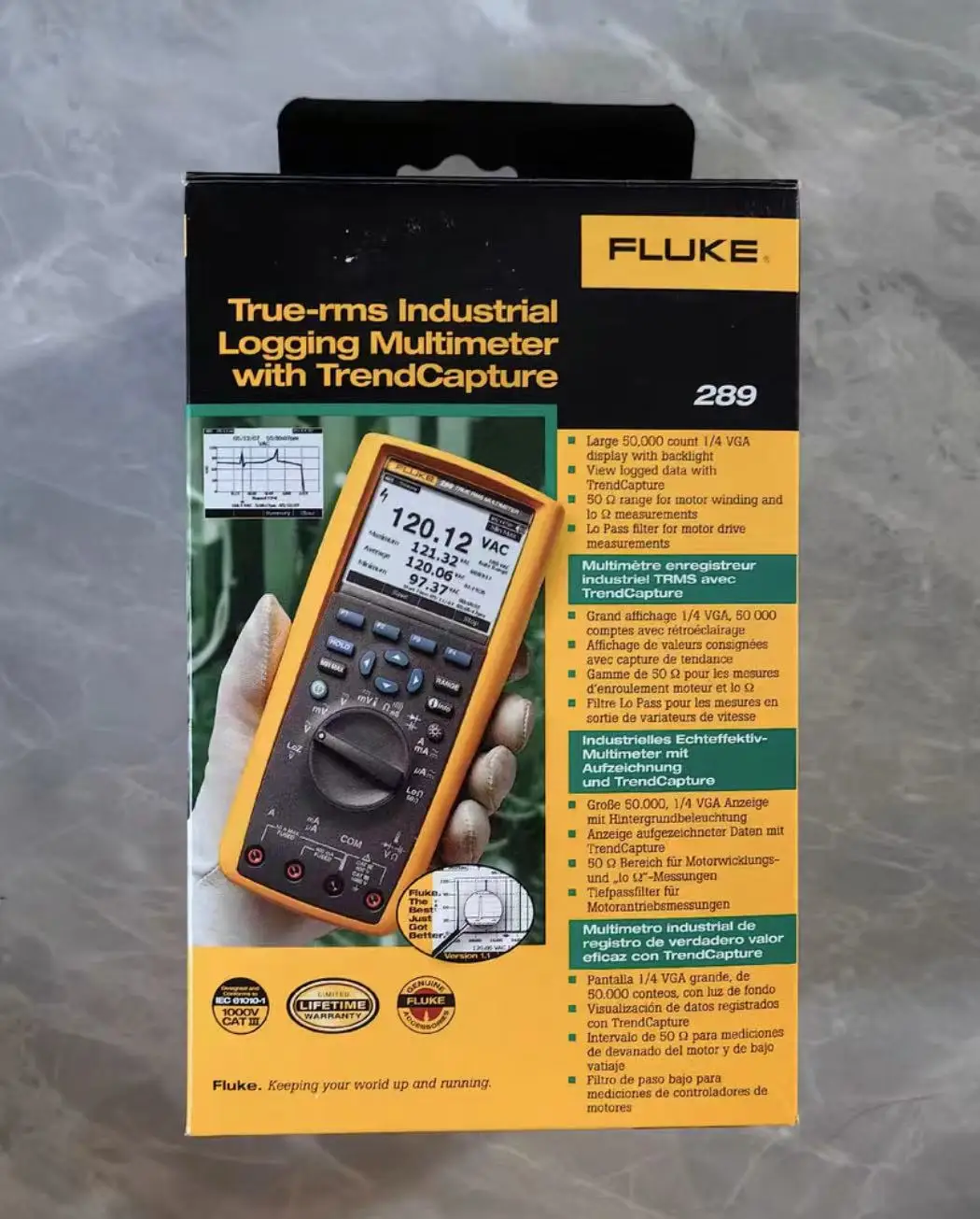 Fluke 289C True RMS Multimeter - Industrial Data Logging