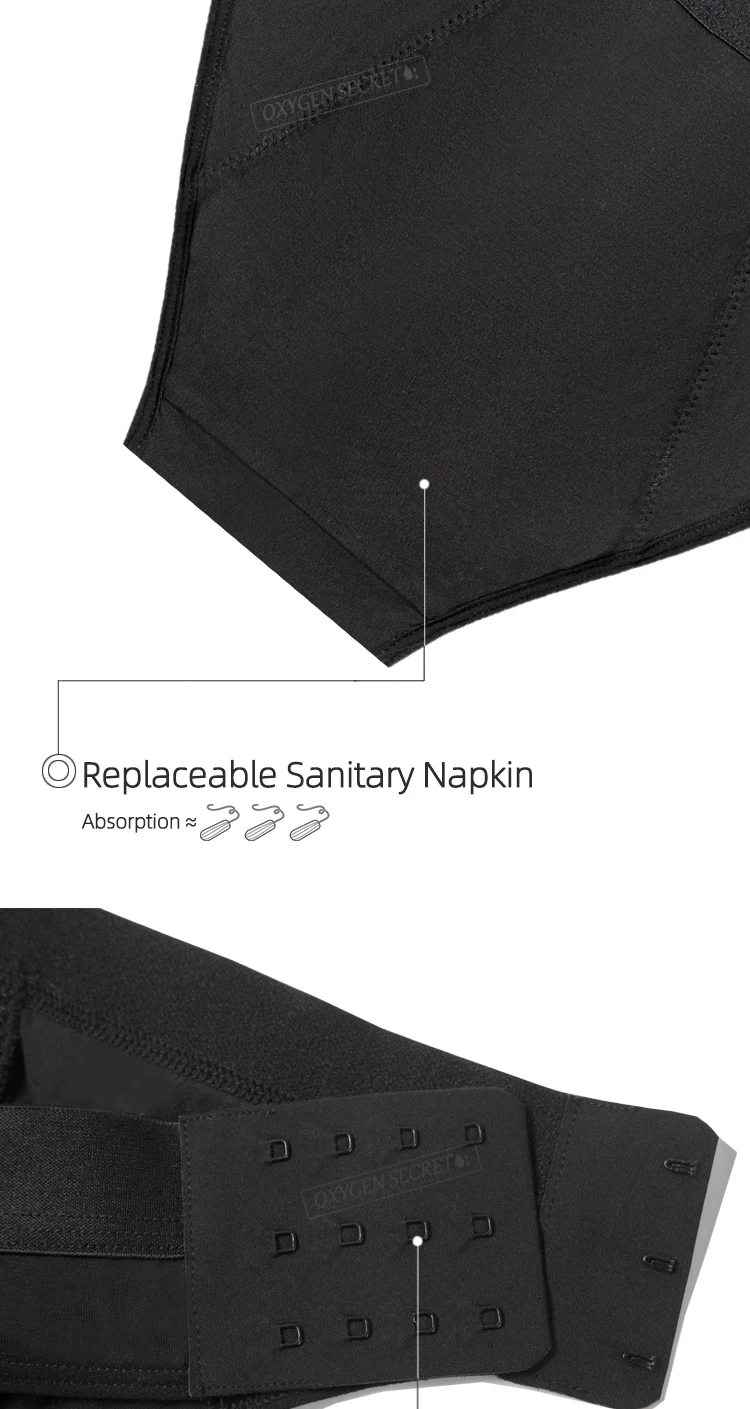 4 Layers Detachable Bikini Ropa Interior Menstrual Para Mujer ...