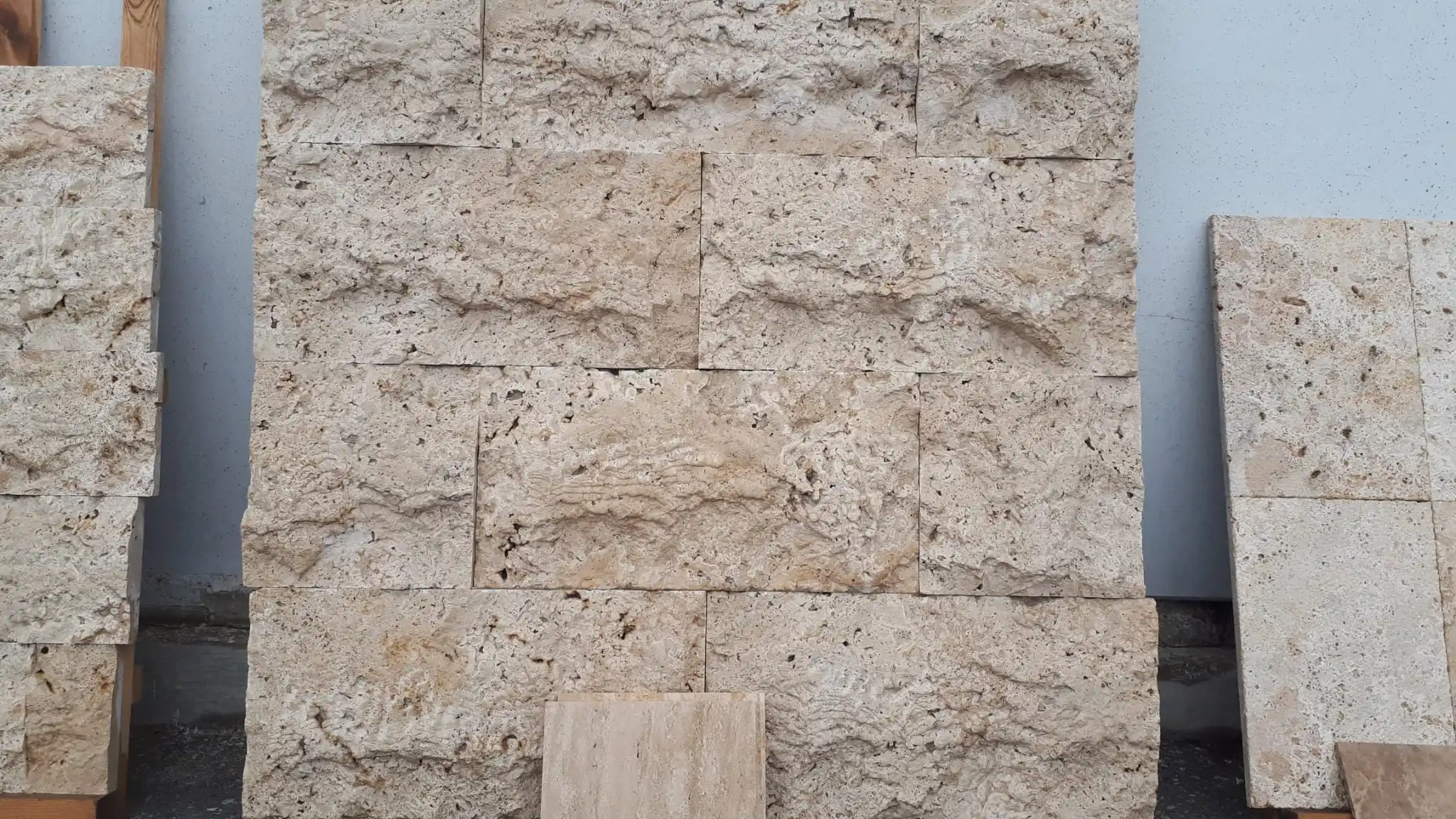2023 Travertine Splitface Finishing Cladding Facade 5x40x80cm Hot Sale ...