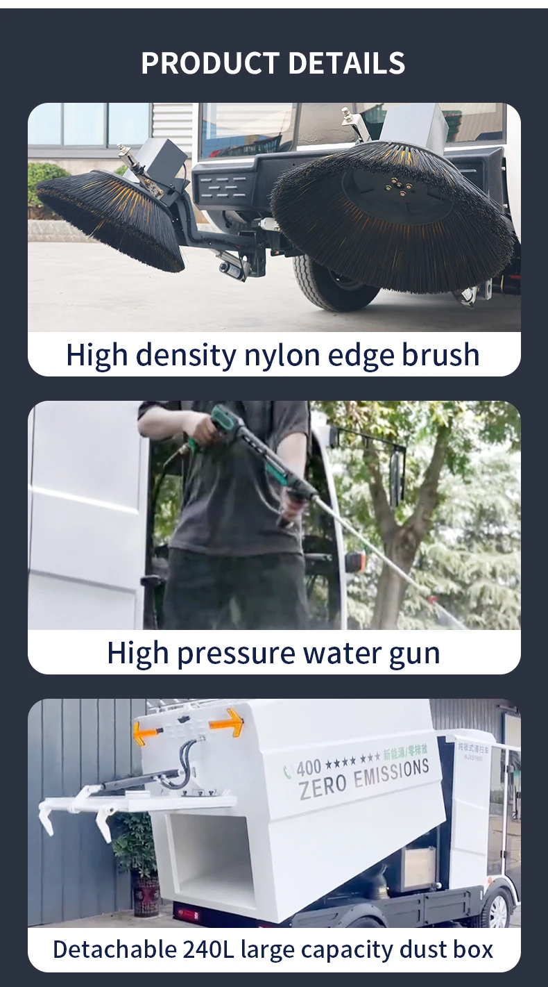 Road Industrial Vacuum Sweeper Machine Parking Lot Floor Sweeper ...