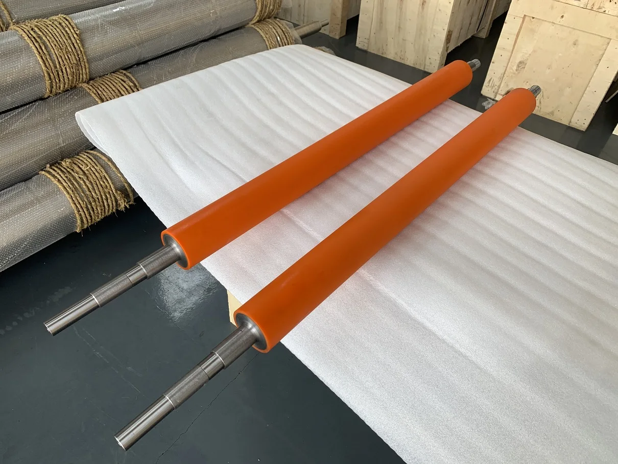 EPDM Rubber Cylinder Shaft Silicone Rubber Shaft Roller Rubber Coated ...