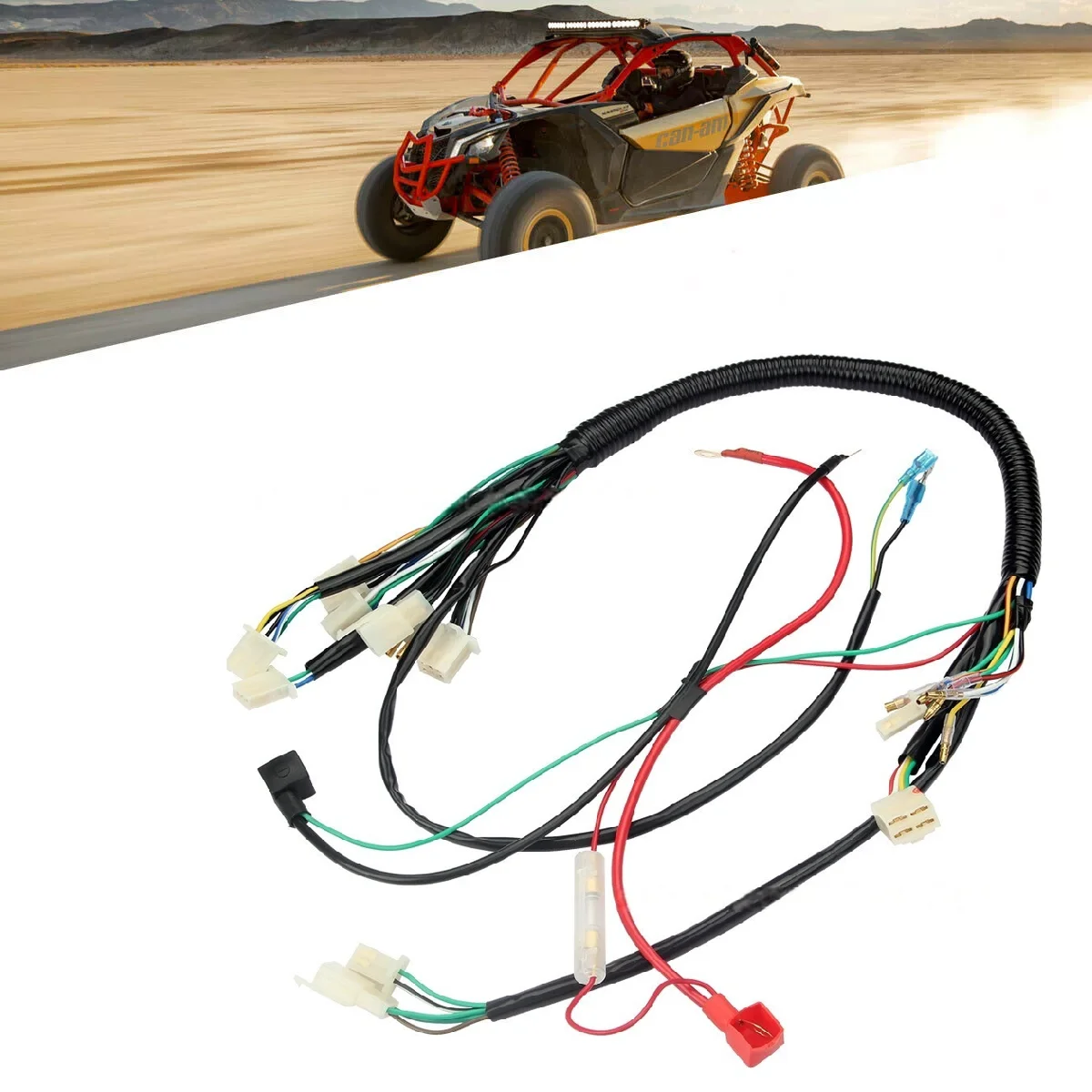 Custom 50cc-125cc ATV Wiring Harness Cable Assembly for ATV Dirt Bike ...