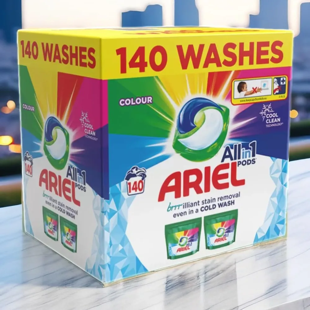 Ariel All-in-1 PODS +Revita Black Washing Capsules 108 Count Pack of 3 ...