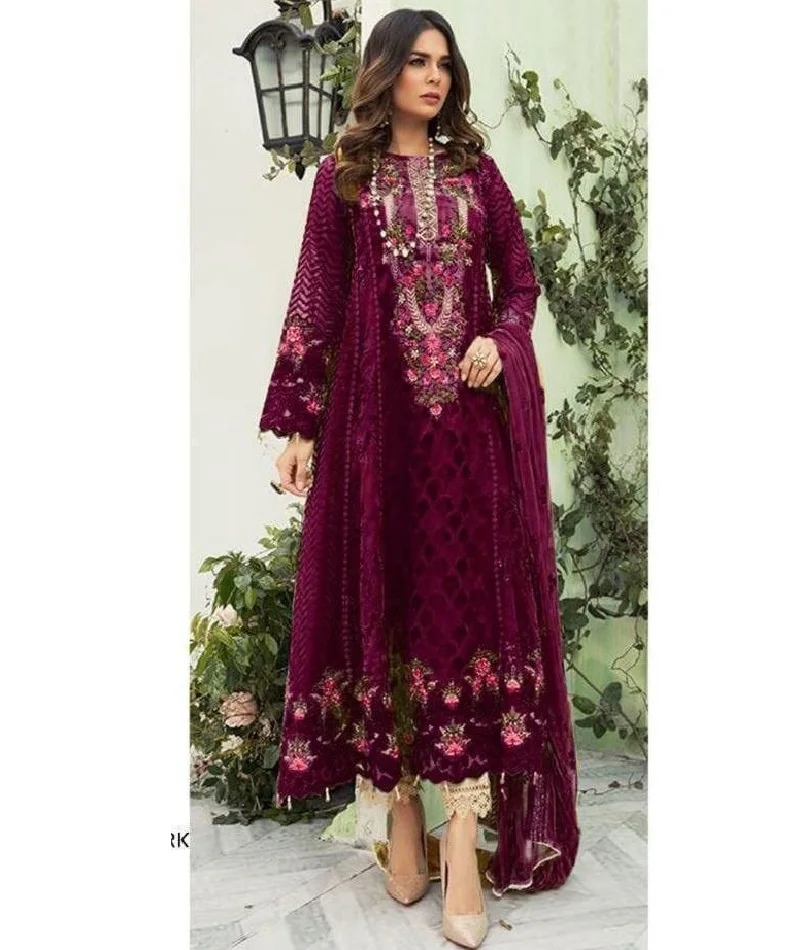 Indian Pakistani Style Heavy Embroidery Work Party Dresses Pakistani ...