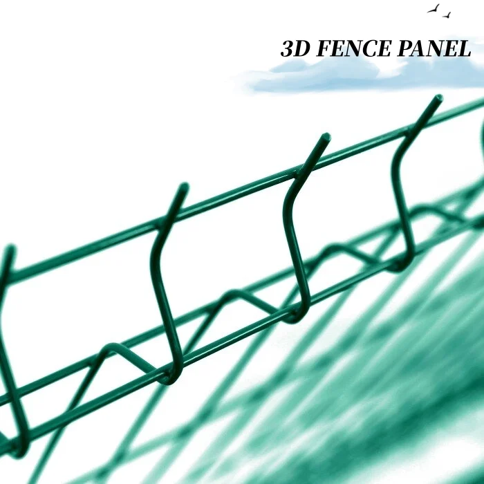 Hot Galvanized Steel Metal Garden Fence Pvc Coated Green 3d V Triangle Bending Curved Metal ...
