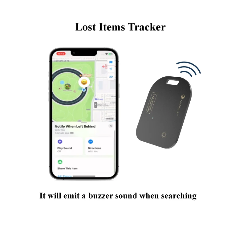 Smart Small Tracker Tag with Bluetooth Technology for Kids Elderly Pet ...