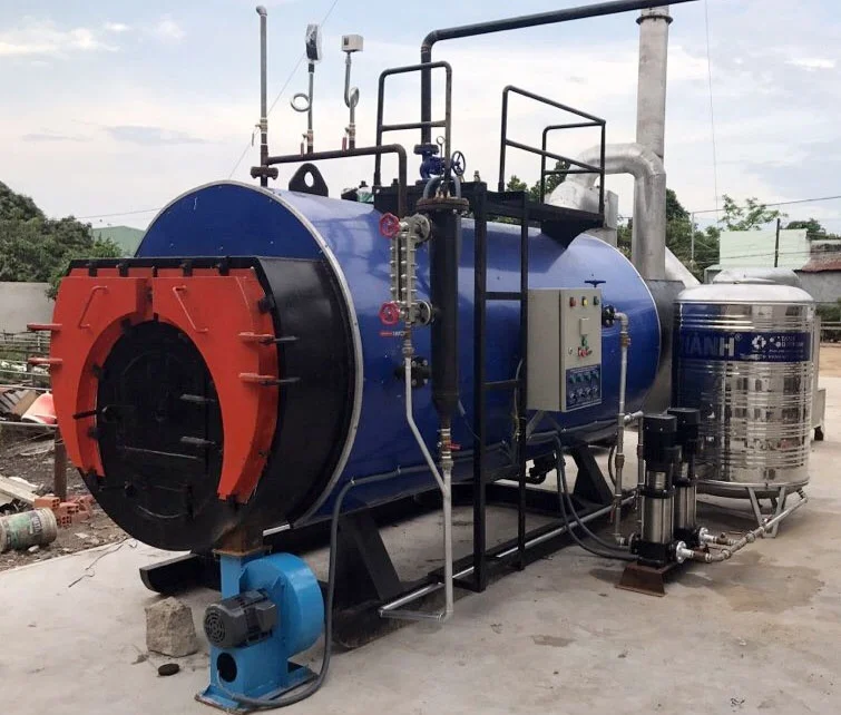 Industrial Vertical Automatic LPG Natural Gas Fired Steam Boiler for Food and Beverage From ...