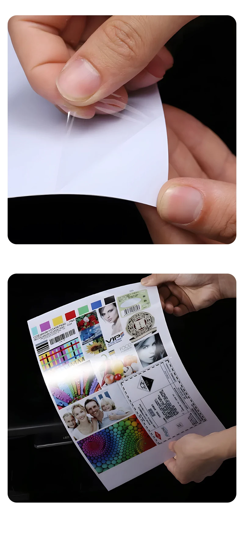 Custom PVC A4 Blank Card Printing - Waterproof & Durable