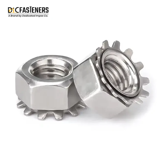 Cold Forging M10 To M100 Hexagon Shape Keps K Lock Nut - Buy Keps Nuts ...