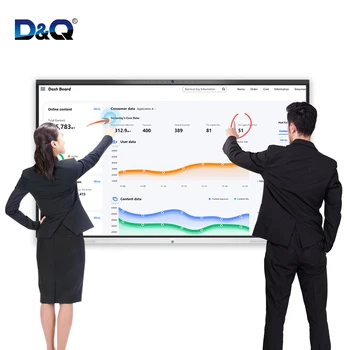 75 Inches Interactive Smart White Board Infrared Touch Screen ...