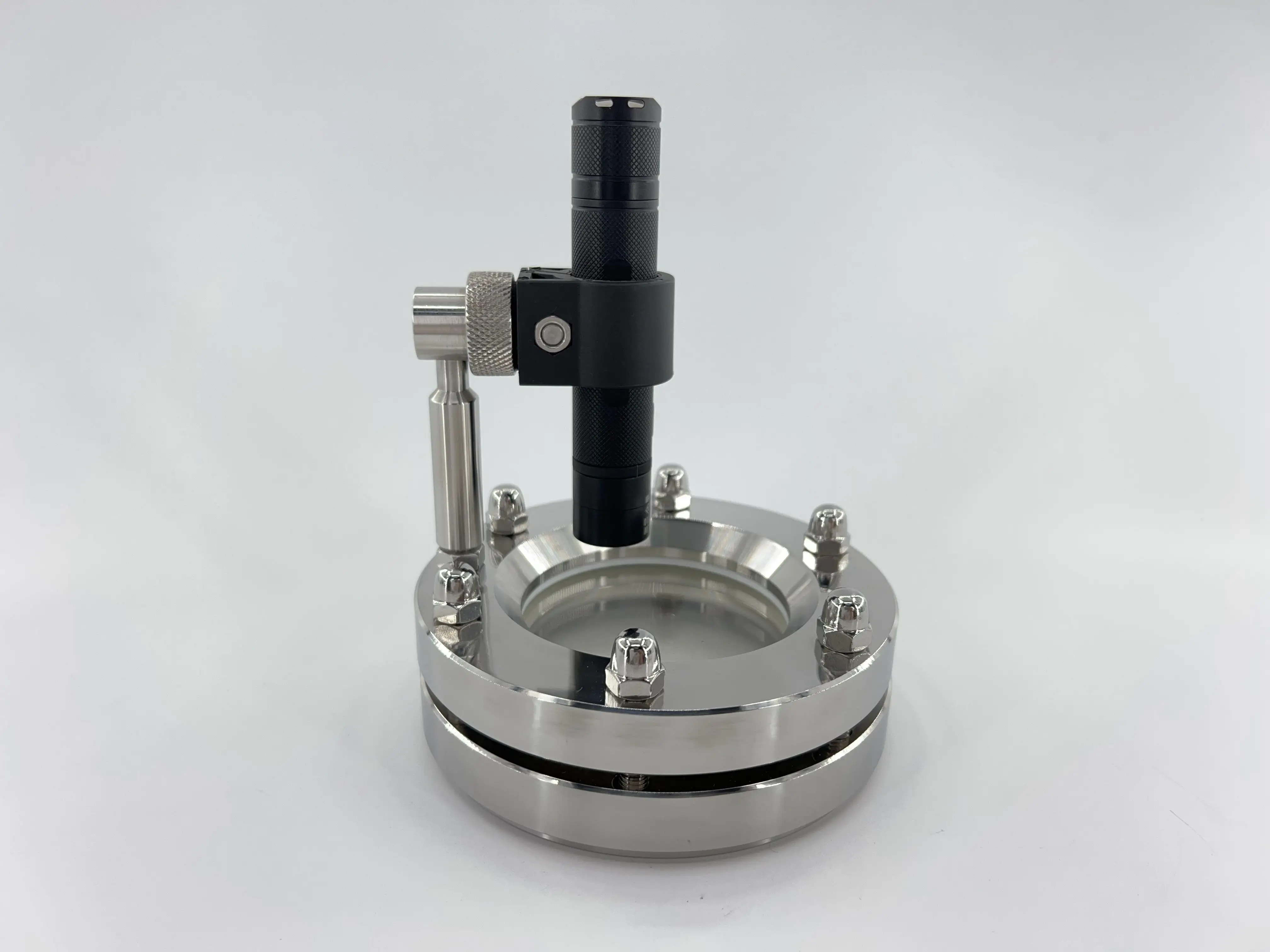 Stainless Steel 304 316L LED Light Sight Glass Sanitary Flange Pipe ...