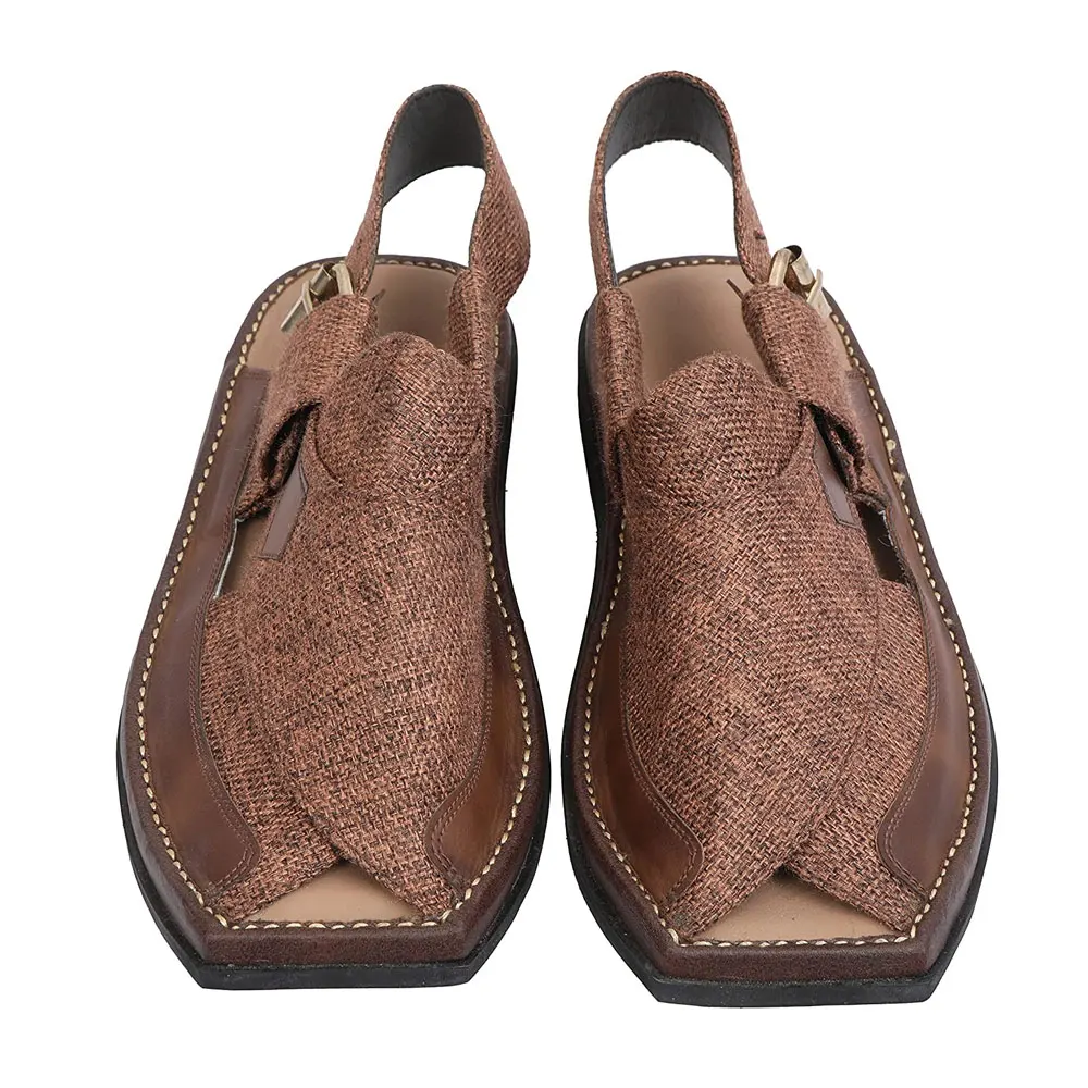 New Style Men Peshawari Chappal Heavy Sole 100% PU / Genuine Leather ...