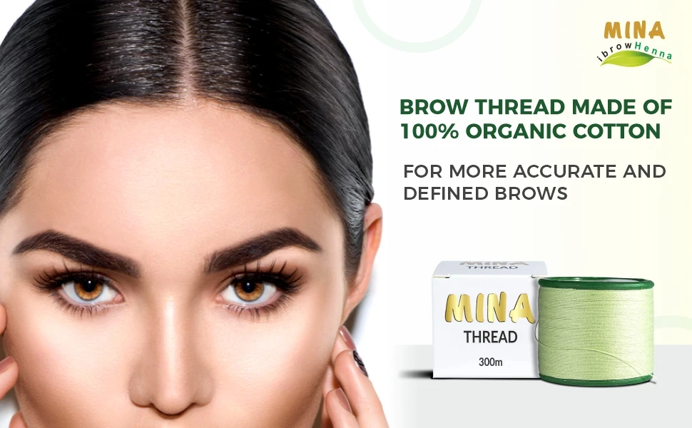 MINA Thread - Premium Eyebrow Threading Organic Cotton
