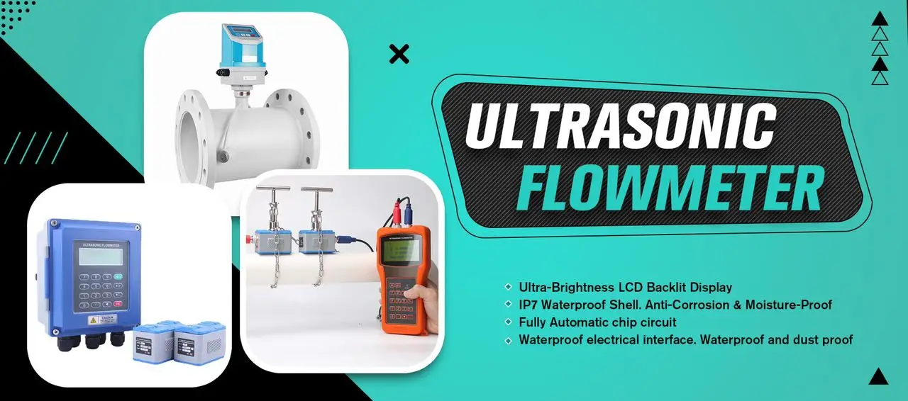 Inlined Ultrasonic Flow Meter Ultrasonic Flow Meter Clamp On Wall ...