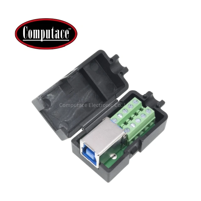 Usb 3.0 Type B Modular Socket Set Female To Terminal Block With ...