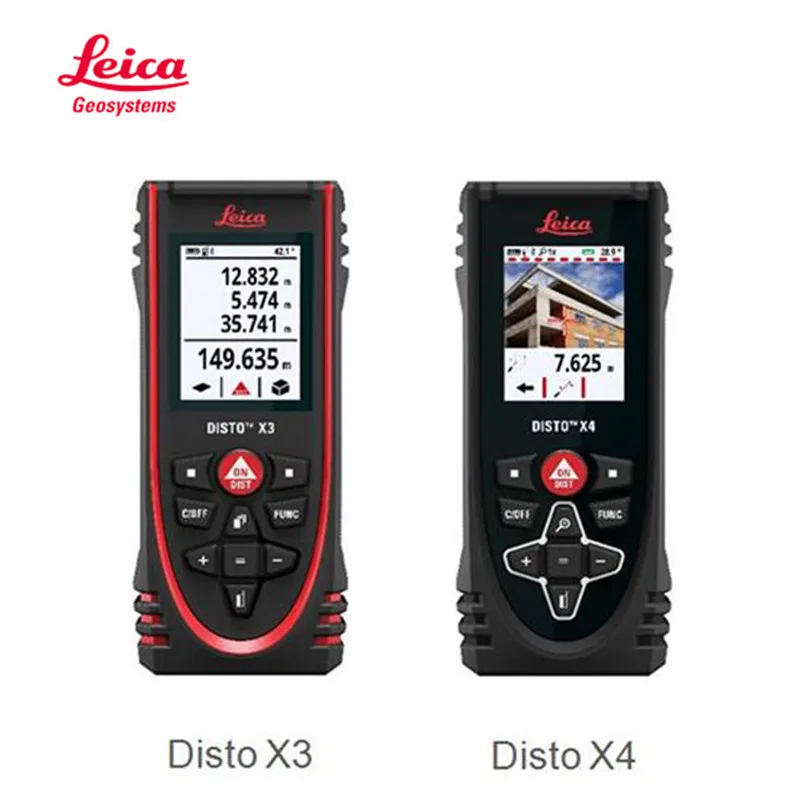 Leica DISTO X4 - Rugged Laser Distance Meter with Pointfinder 150M