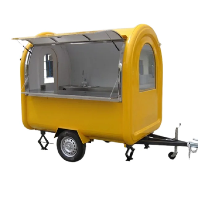 Outdoor Mobile Food Trailer Street Mobile Food Cart Austria Factory ...