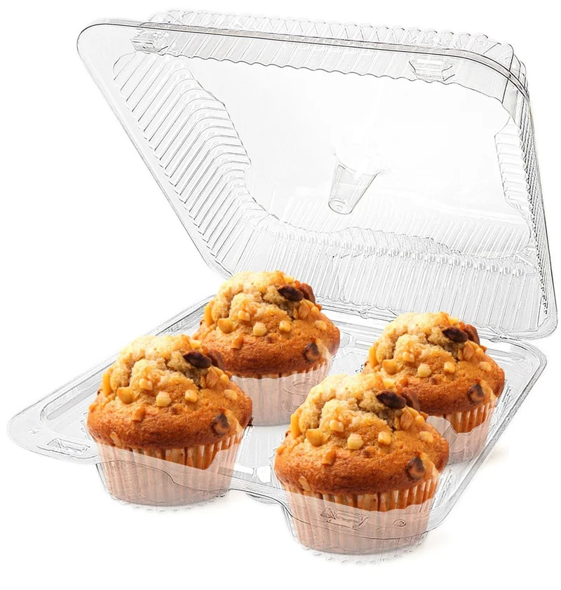 Custom 1 2 4 6 12 Cupcake Carrier Holders Clear Plastic Blister ...