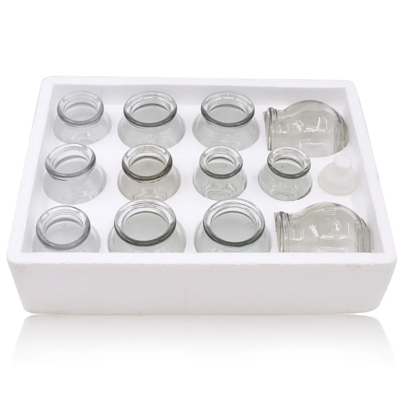 Chinese Different Sizes Traditional Glass Cupping Therapy Set Glass ...