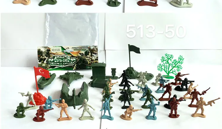 Hot Sale Kids Military Army Guys Base Toy Combat Accessories