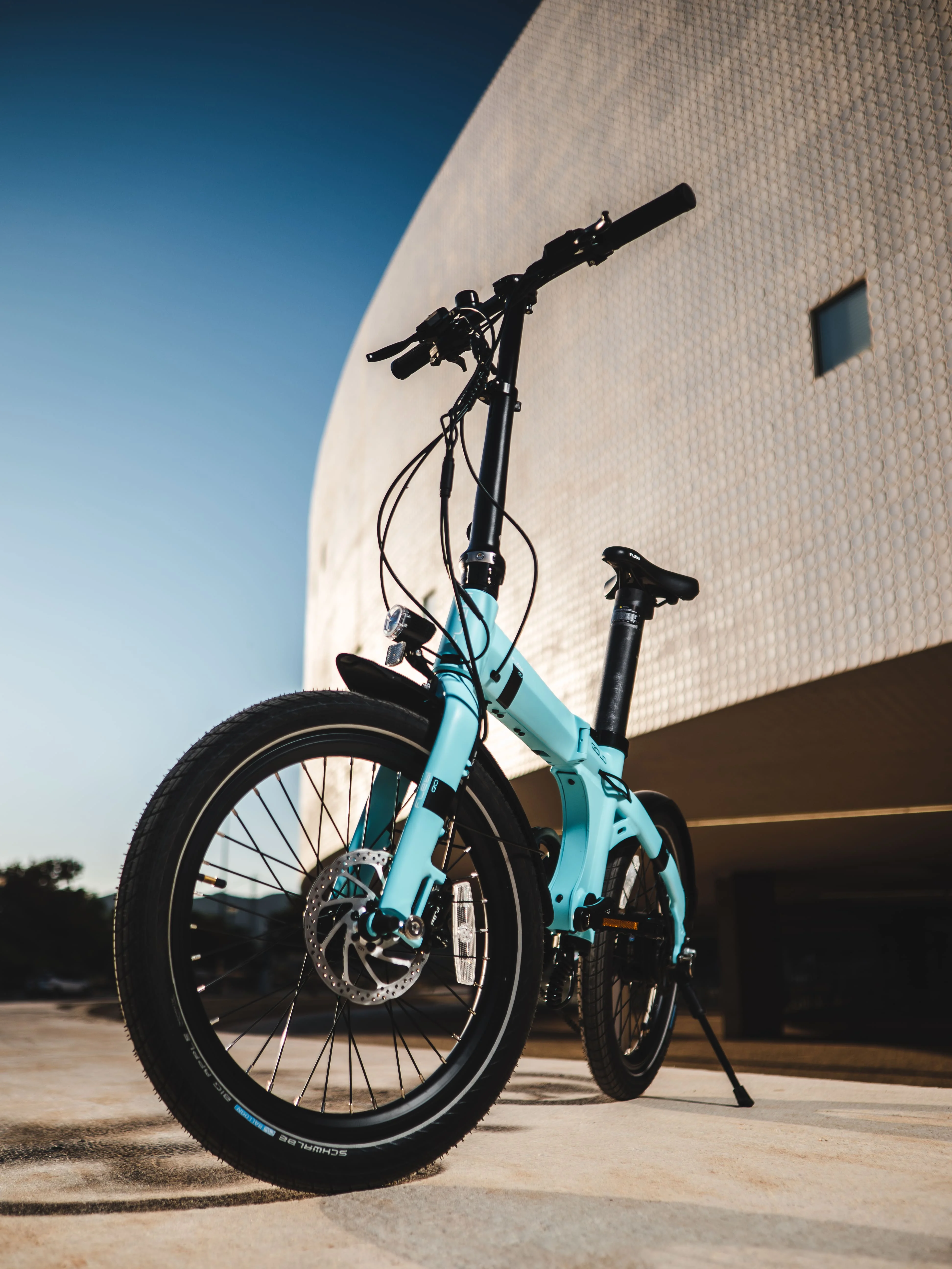 Folding Urban Ebike Flebi Eolo Sky Blue Batterie 10ah 20 Inch Wheels 70km Autonomie - Buy ...