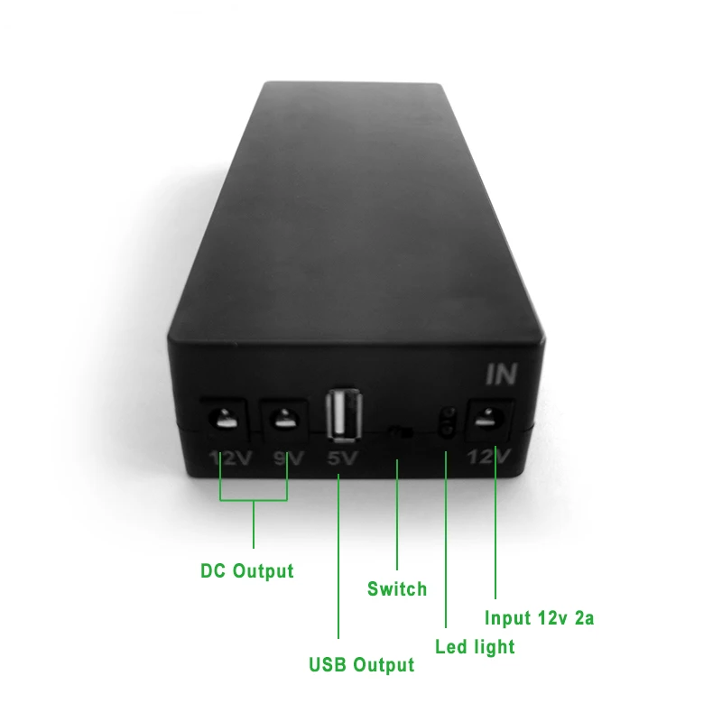 Аккумулятор HKIVI mini ups резервный 12 В 2A источник бесперебойного питания DC 5 В 9 В 12 В ...