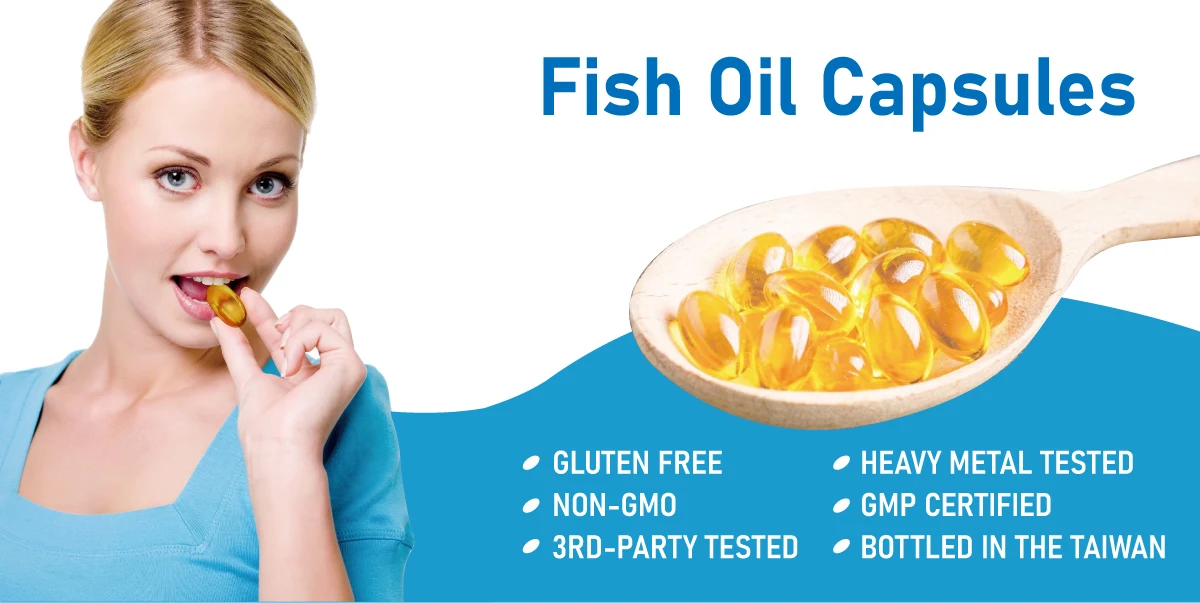 Fish Oil Omega 3 1000mg Softgel Capsules Healthcare Supplement For ...