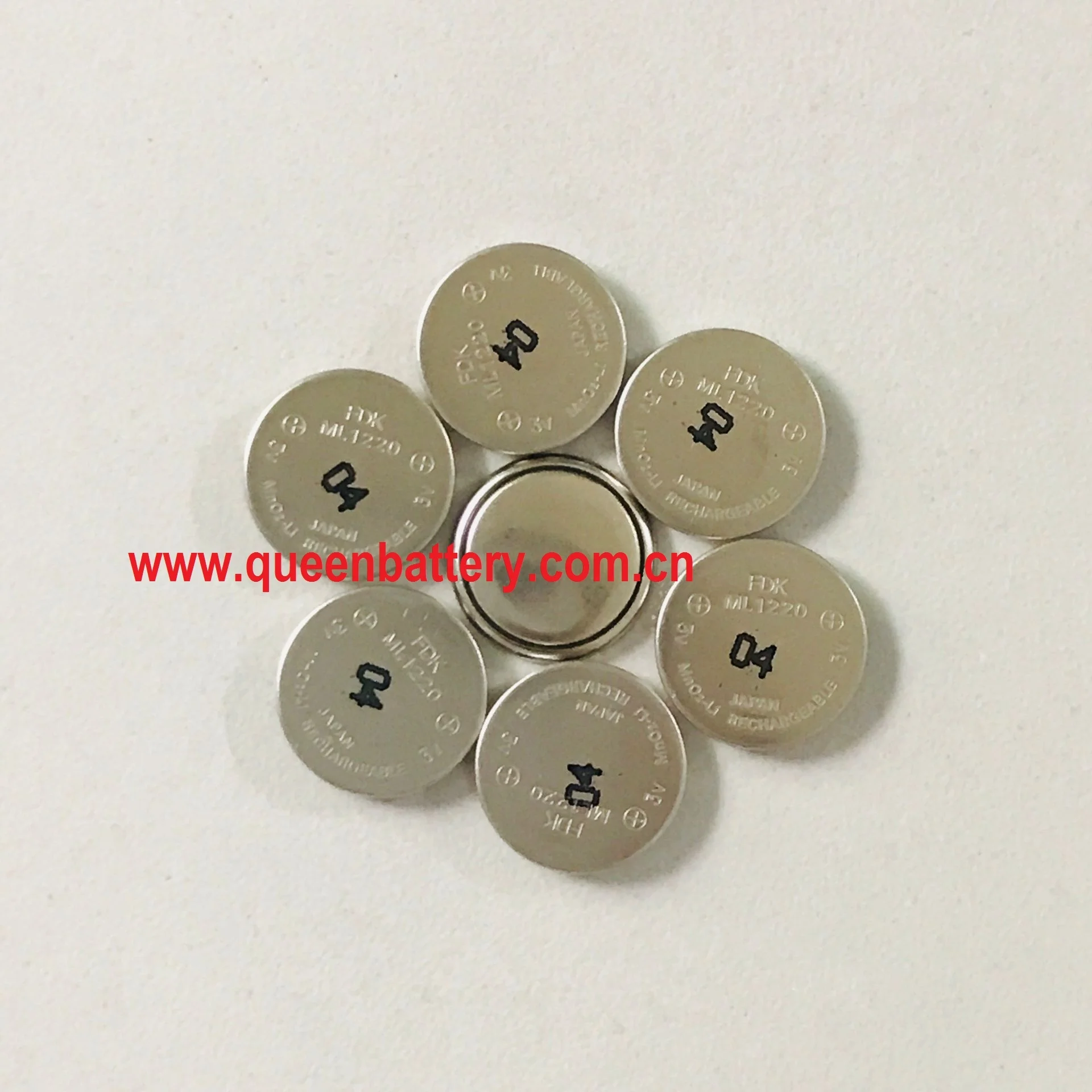 FDK ML1220 17mAh 3V MANGANESE Cmos Coin Rechargeable Battery ...