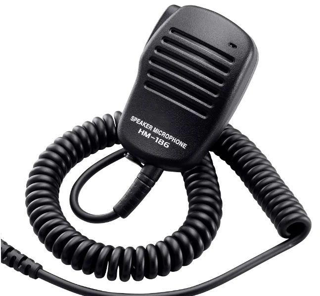 HM-186 HM-186LS Intercom Microphone PTT Speaker Microphone for ID-51A ...