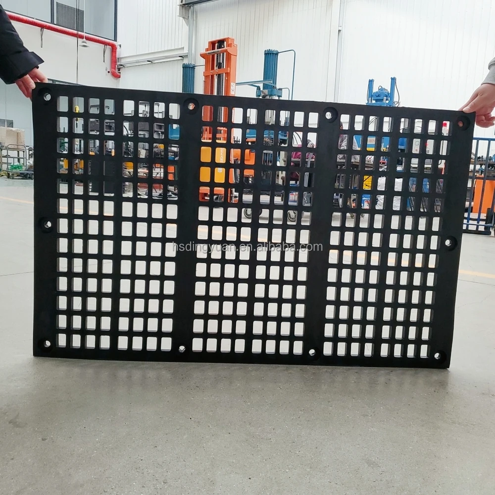 Vibrating Rubber Screen Plate Rubber Vibrating Screen Mesh Quarry ...