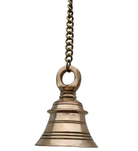 Antique Finishing Metal Hanging Bell For Temples Prayer Pendulum Multi ...