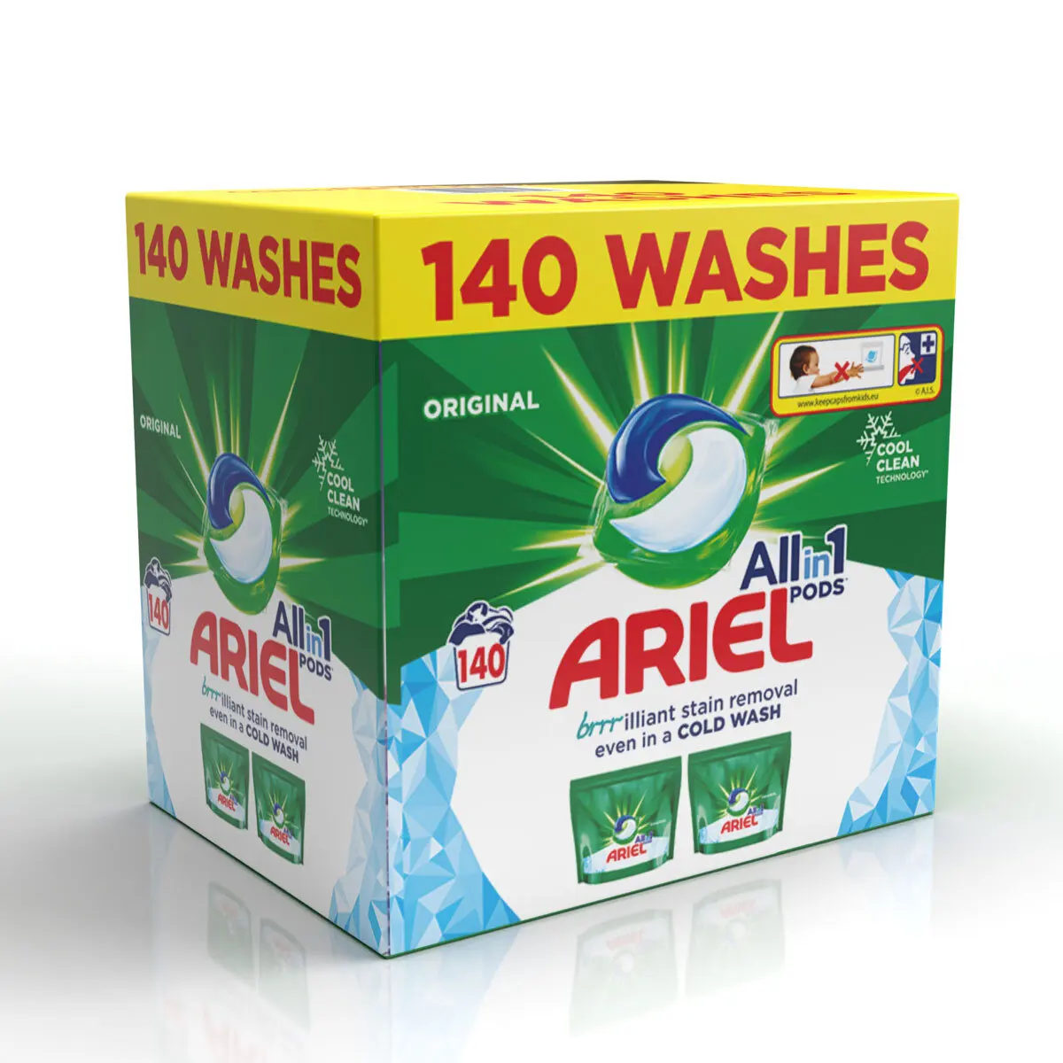 Ariel Complete Washing Powder | Ariel 3 in 1 Pods Regular Detergent in ...