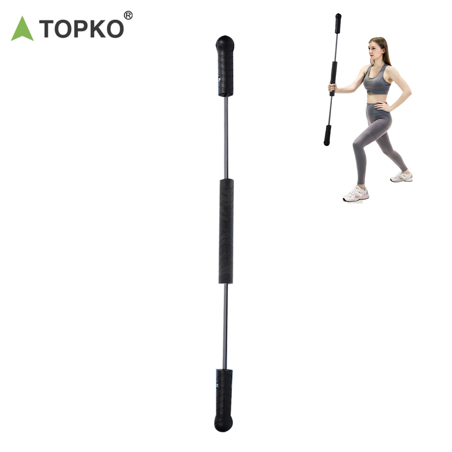 Topko Training Portable Flexi Pilates Exercise Flex Bar Swinging Sticks ...